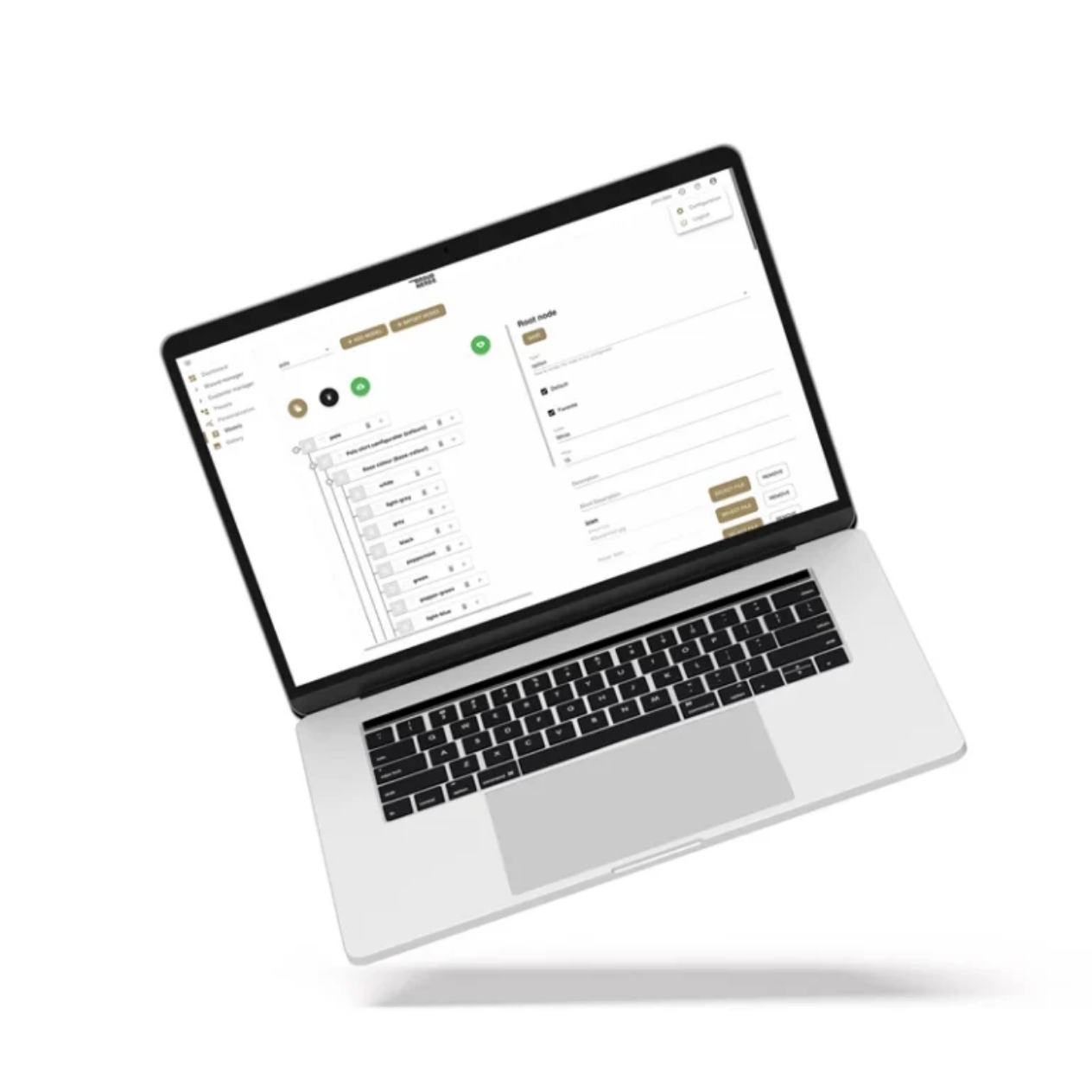 Go Eve Business Manager 3D configuration and personalization
